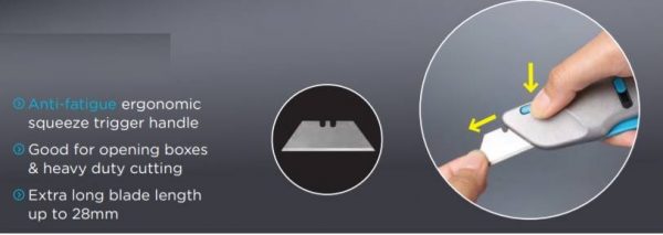 Safety Cutter จาก USA แบบบีบมือ ดีที่สุด - SuperSafetyThailand